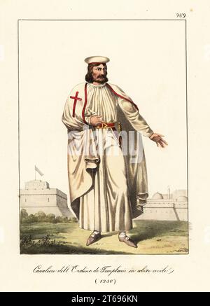 Clothing, fashion, knights costumes in the late Middle Ages, Italian ...