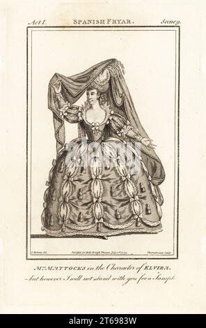 Mrs Isabella Mattocks in the character of Princess Catherine in William ...