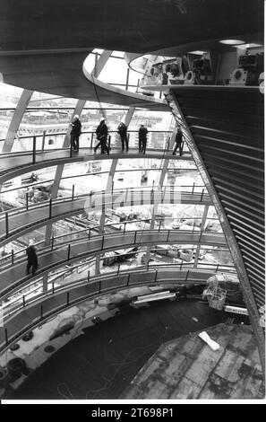 Shell of the Reichstag building in Berlin. Construction project. New ...