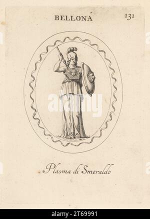 Bellona. Ancient Roman goddess of war, after the statue by Jean-Léon ...