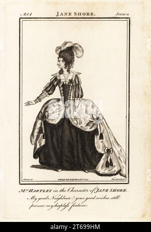 Mrs Elizabeth Hartley in the character of Lady Jane Grey in John Banks ...
