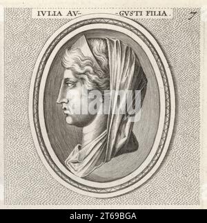 Rome, Julia, daughter of Emperor Augustus, with Stola and Palla ...