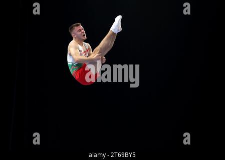 Bulgaria's Mariyan Mihalev competes in the Men's Trampoline ...