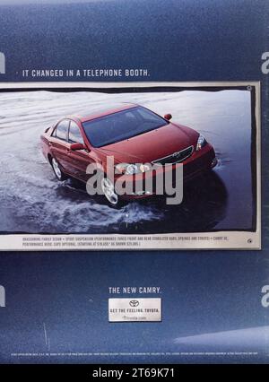 Vintage "Time" Magazine 19 November 2001 issue Advert, USA Stock Photo ...
