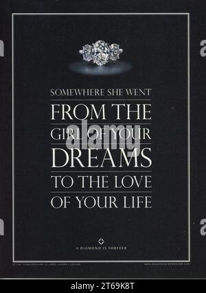 Vintage "Time" Magazine 19 November 2001 issue Advert, USA Stock Photo ...