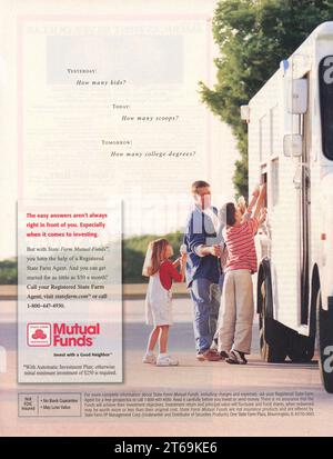 Vintage "Time" Magazine 19 November 2001 issue Advert, USA Stock Photo ...