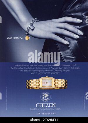 Vintage "Time" Magazine 19 November 2001 issue Advert, USA Stock Photo ...