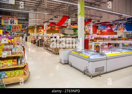 Interior of the Big C Supercenter in Chiang Rai, Thailand Stock Photo ...