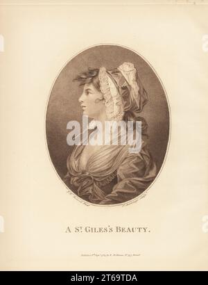 A notorious London slum - the 'Rookery' of St Giles, near Seven Dials ...