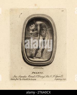 Peleus, Greek hero, king of Phthia, husband of Thetis and father of ...