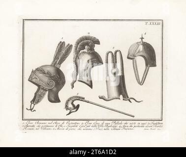 Roman Pallas helmet in the Vatican Museum 1, hat of the High Priest of ...