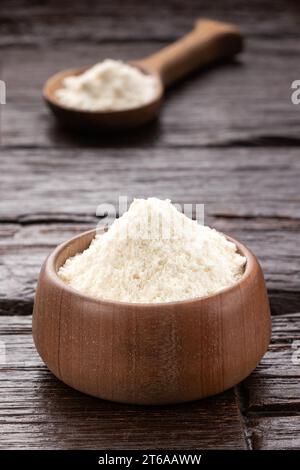 Organic gelatin powder also called hydrolyzed collagen Stock Photo - Alamy