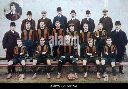 Wolverhampton Wanderers' FA Cup winning team 1907 - 1908 teams winners ...