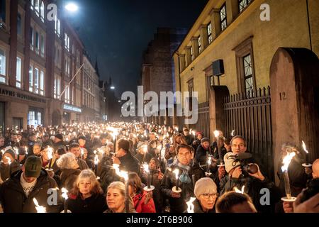 Copenhagen Thursday November 9, 2023. People participates in a ...