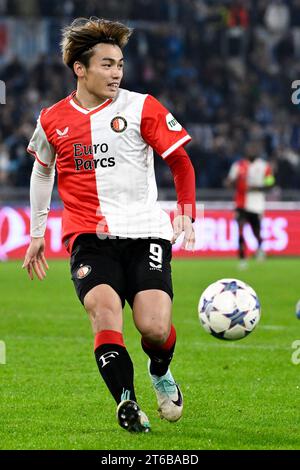 ROTTERDAM - Ayase Ueda of Feyenoord during the 2nd round of the KNVB ...