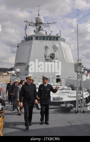 Adm. Mark Ferguson, Vice Chief of Naval Operations, attends the ribbon ...