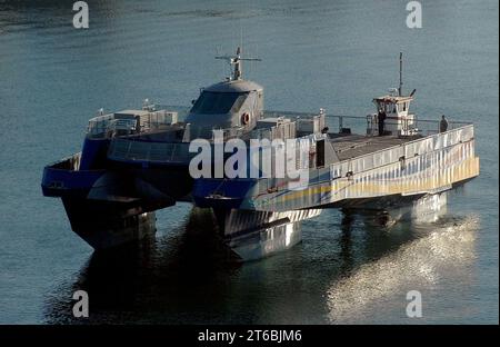 USN experimental Small water area vessel Stock Photo - Alamy