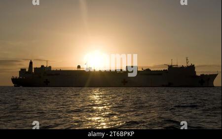 USNS Mercy Anchors in East Timor Stock Photo - Alamy