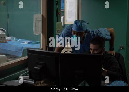 USNS Mercy Sailors Conduct an Interventional Radiology Study and ...