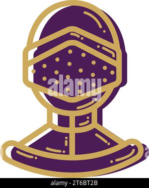 Vector illustration of game and armor icon. Collection of game and ...