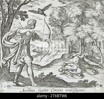 Apollo Killing Coronis Stock Photo - Alamy