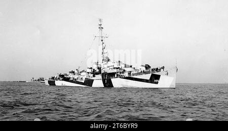 USS Alvin C. Cockrell (DE-366) off Beaumont, Texas (USA), circa in ...
