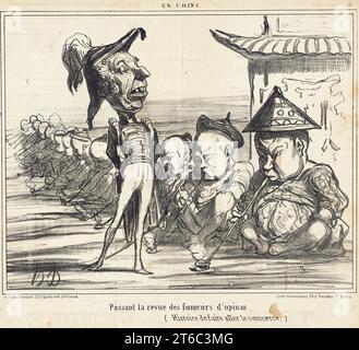 Chinese soldiers, Second Opium War, 1860 Stock Photo - Alamy
