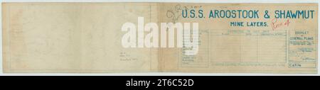 USS Aroostook (CM-3) and USS Shawmut (CM-4)- Booklet of General Plans ...