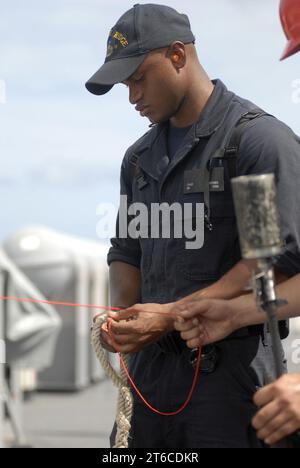 USS Blue Ridge operations 150621 Stock Photo - Alamy