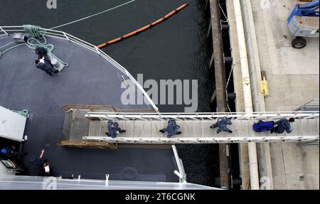 USS Bonhomme Richard Utilize Barge Stock Photo - Alamy