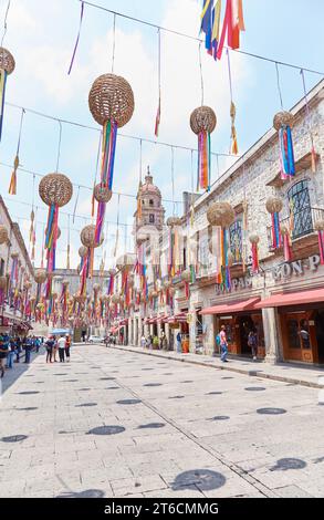 The Michoacan state capital of Morelia, the City of Pink Stone Stock ...