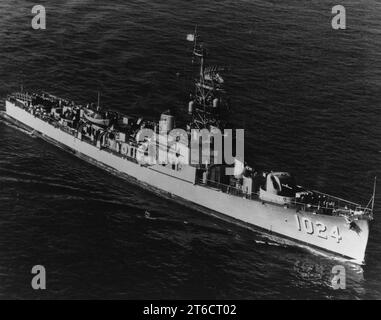 USS Bridget (DE-1024) underway in May 1964 Stock Photo - Alamy