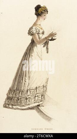 Fashion Plate (Evening Dress), 1823 Stock Photo - Alamy