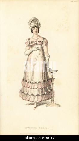 Fashion Plate (Evening Dress), 1817 Stock Photo - Alamy