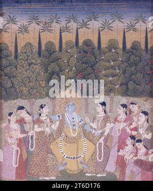 Garland in form of tree Stock Photo - Alamy