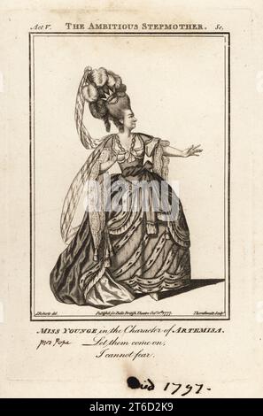Miss Elizabeth Younge in the character of Hermione in Ambrose Philips ...