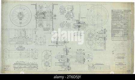 USS Chattanooga (C-16)- Details of Steam Steering Gear Shafting Stock ...