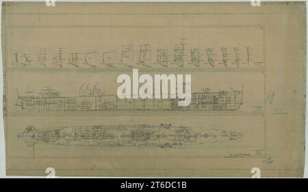 USS Dickerson (DD-157)- Booklet of General Plans - First Platform ...