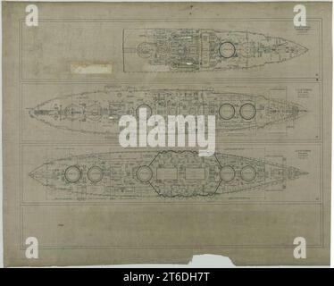 USS Florida (BB-30)- Booklet of General Plans - Cross Sections ...