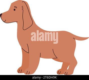 Beagle color line icon. Dog breed. Pictogram for web page, mobile app ...