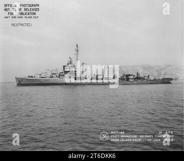 USS GANSEVOORT (DD-608 Stock Photo - Alamy