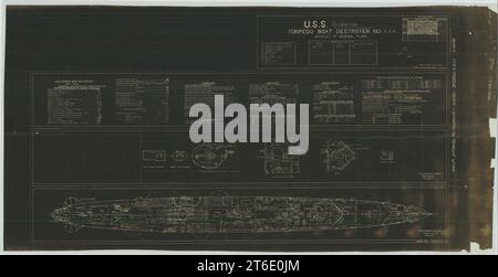 USS Greene (DD-266 - APD-36)- Booklet of General Plans - Outboard ...