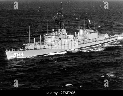 USS Harold J. Ellison (DD-864) underway in Chesapeake Bay on 17 August ...