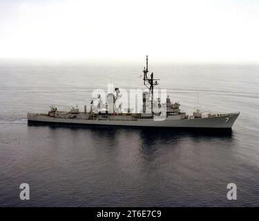 USS Henry B. Wilson (DDG-7) underway in the Pacific Ocean in October ...