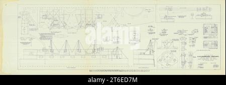 USS Kearsarge (BB-5) and USS Kentucky (BB-6)- Coaling Arrangement and Capacity of Bunkers (Plan ...