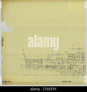 USS Lang (DD-399)- Deck Supports and Compartment and Access Inboard ...