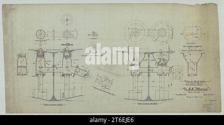 USS Maine (ACR-1)- Valves for Double Bottom to connect With The ...