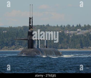 USS Maine returns to Naval Base Kitsap - Bangor 150617 Stock Photo - Alamy
