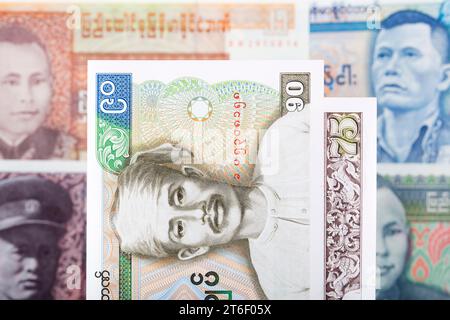 Old Myanmar money a business background Stock Photo - Alamy