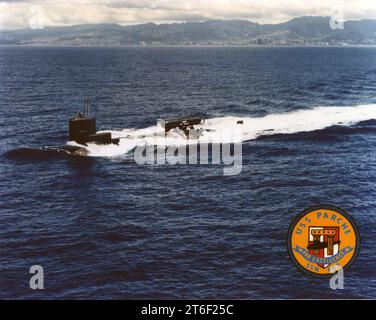 USS Parche (SSN-683) off Pearl Harbor Stock Photo - Alamy